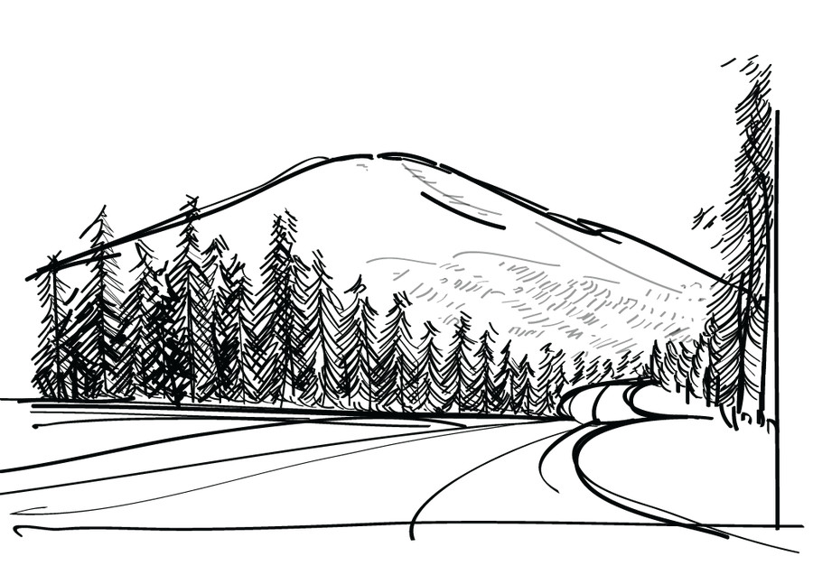 Simple Line Drawing at PaintingValley.com | Explore collection of ...