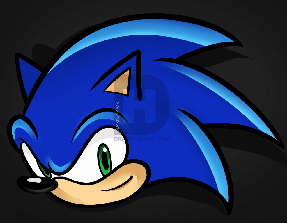 Sonic Drawing Easy At PaintingValley Explore Collection Of Sonic
