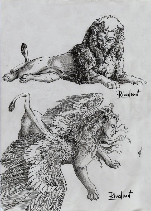 Sphinx Drawing at PaintingValley.com | Explore collection of Sphinx Drawing