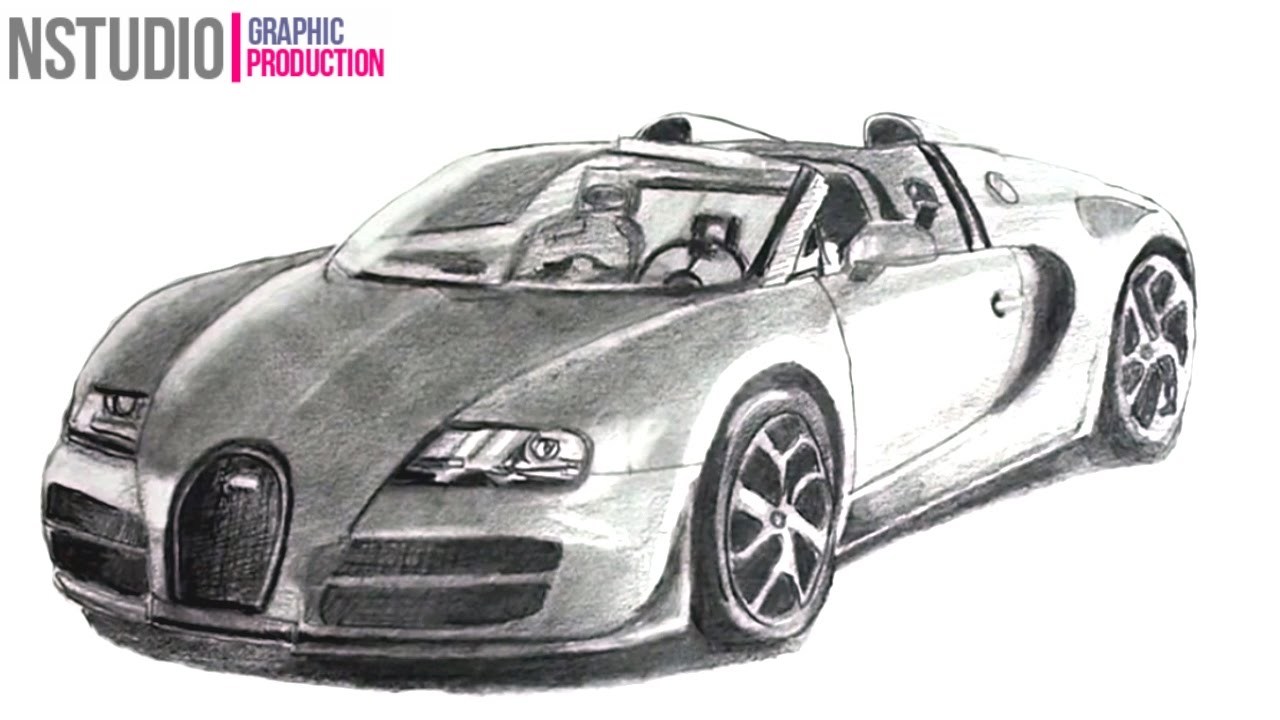 Sports Car Drawing Step By Step at PaintingValley.com | Explore ...