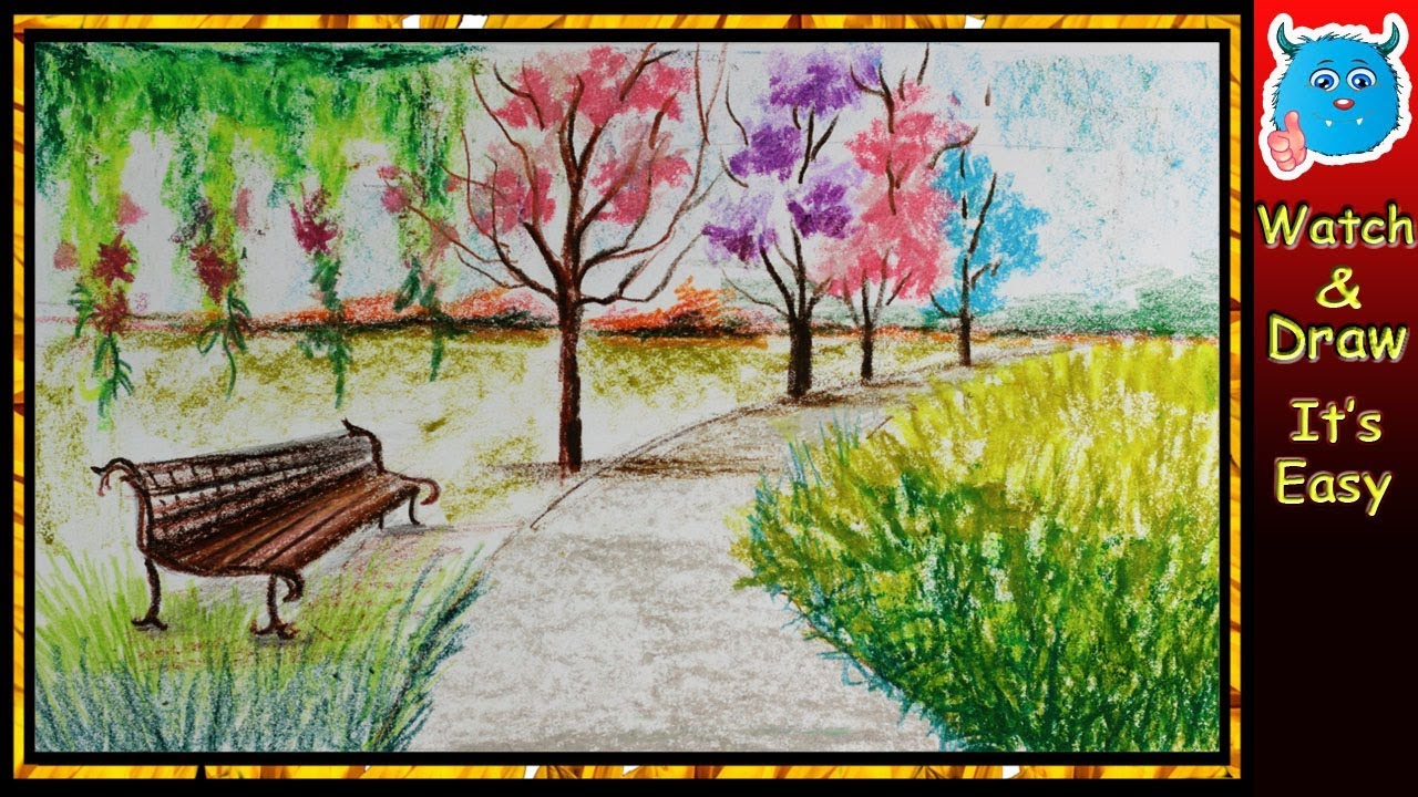 Spring Season Drawing at PaintingValley.com | Explore collection of ...