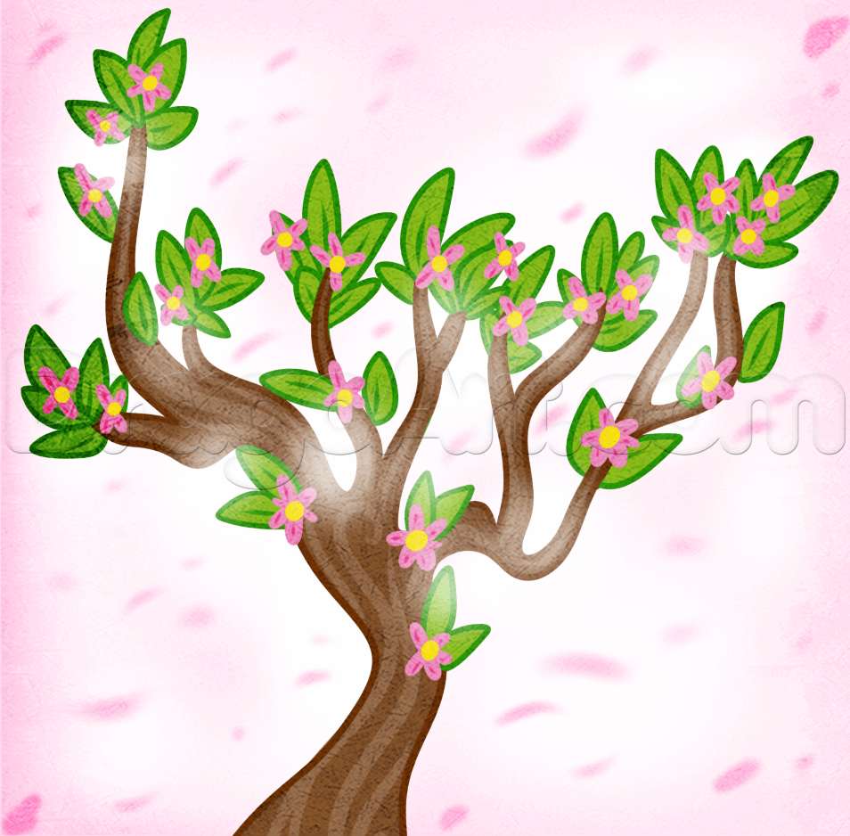 Spring Tree Drawing at PaintingValley.com | Explore collection of ...
