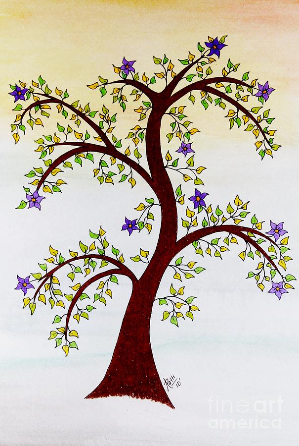 Spring Tree Drawing at PaintingValley.com | Explore collection of ...