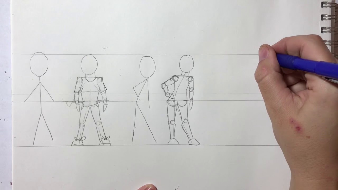 Stick Figure Drawing Tutorial at PaintingValley.com | Explore ...