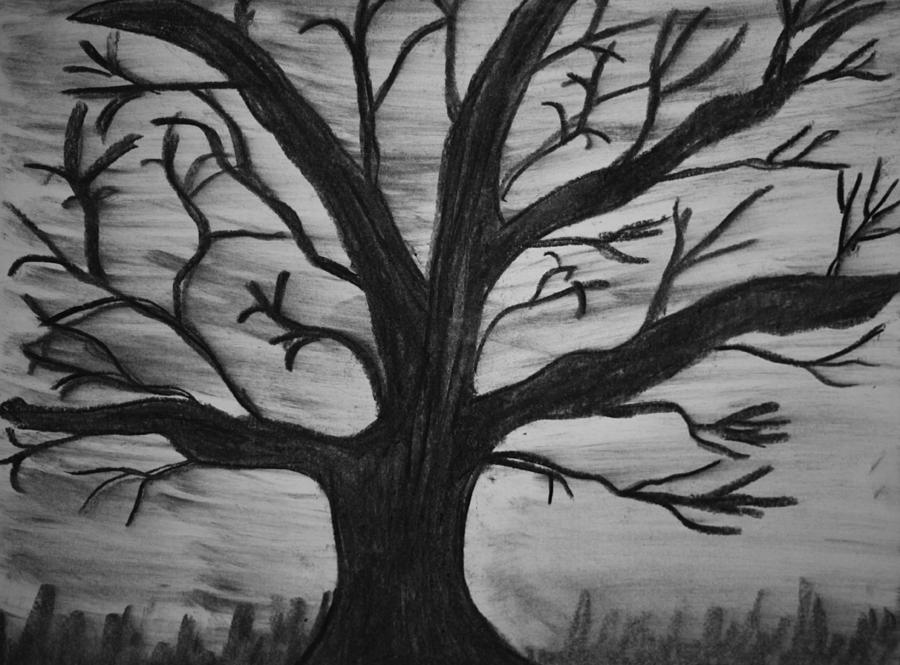 Tree Drawing No Leaves at PaintingValley.com | Explore collection of ...
