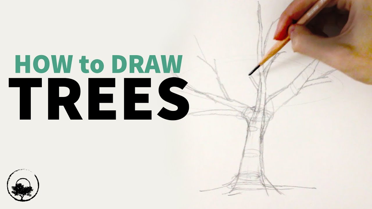 Tree Line Drawing at PaintingValley.com | Explore collection of Tree ...