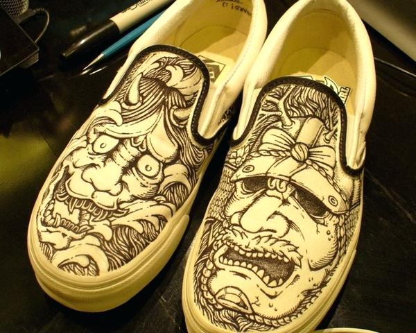 Vans Shoe Drawing at PaintingValley.com | Explore collection of Vans Shoe Drawing