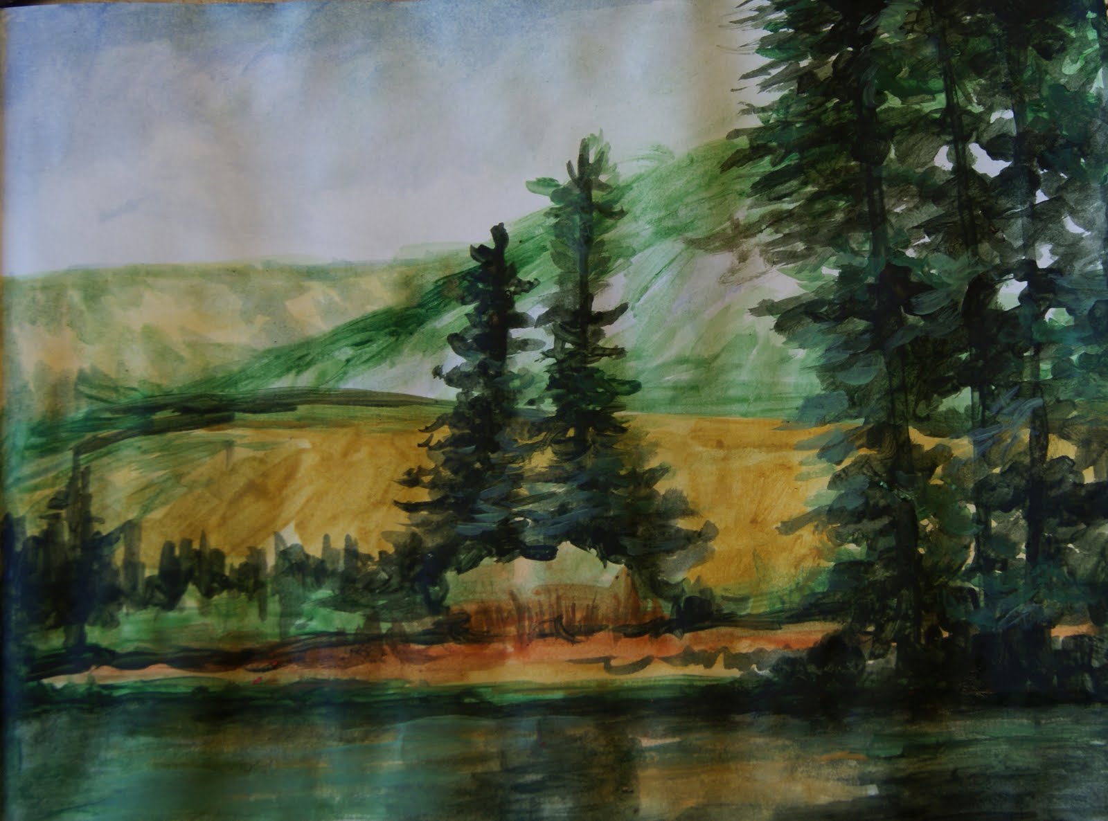 First Watercolor at PaintingValley.com | Explore collection of First ...