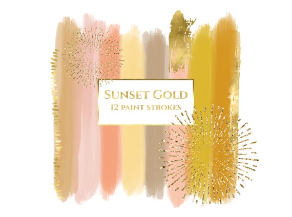 Gold Watercolor Splash at PaintingValley.com | Explore collection of ...