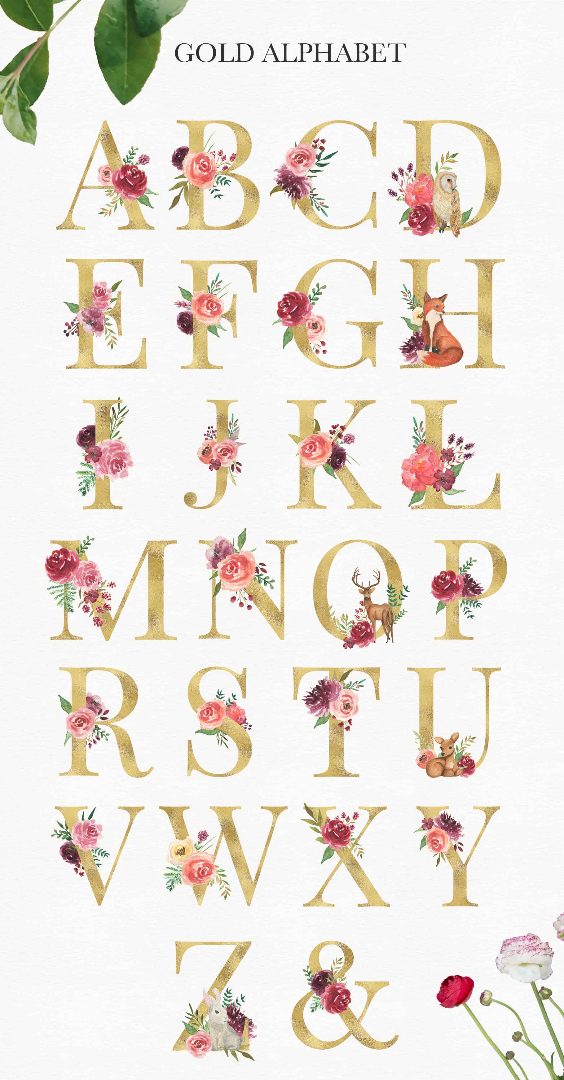 Watercolor Alphabet Letters at PaintingValley.com | Explore collection ...