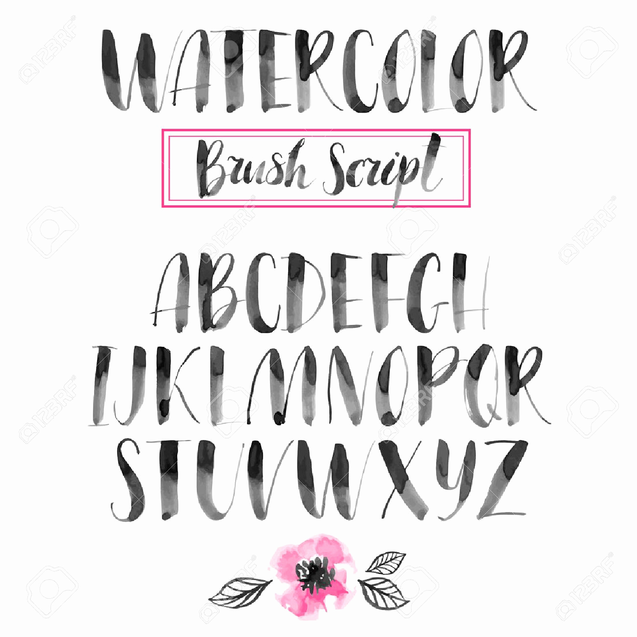 Calligraphy Font Alphabet Calligraphy Font Alphabet