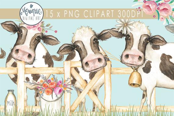 Watercolor Farm Animals at PaintingValley.com | Explore collection of ...