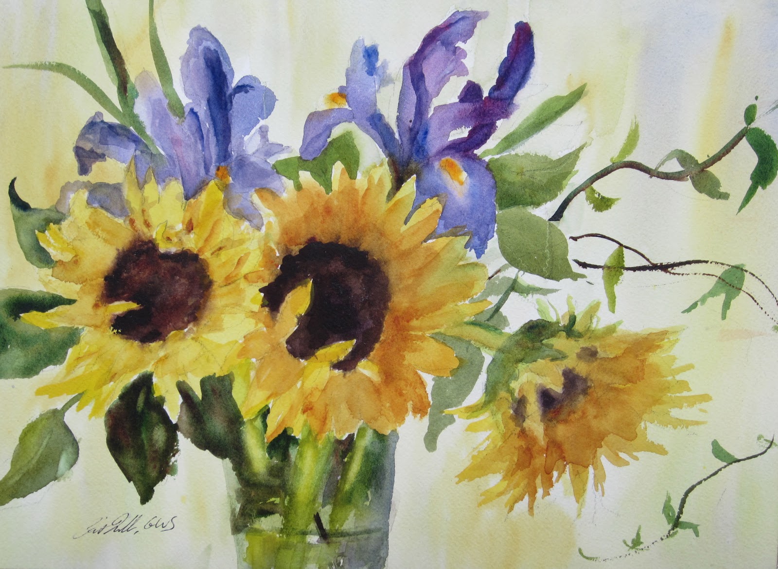 Watercolor Painting For Beginners Flowers at PaintingValley.com ...