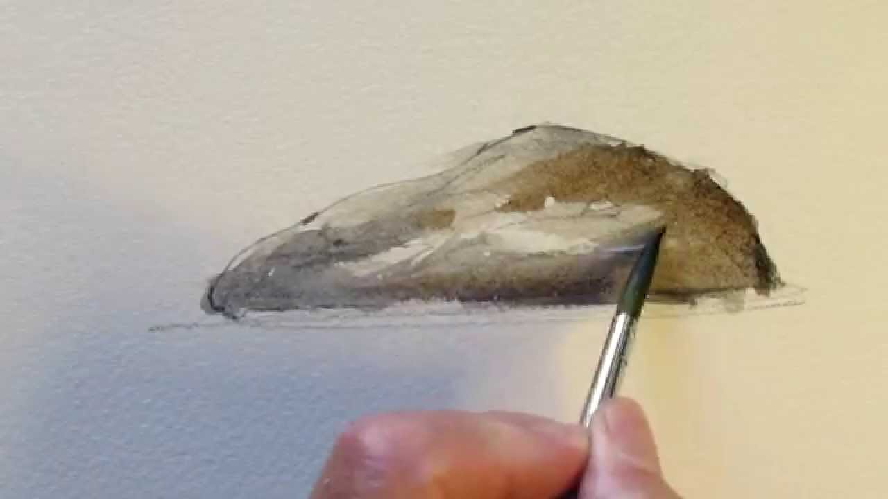 Watercolor Rocks at PaintingValley.com | Explore collection of ...