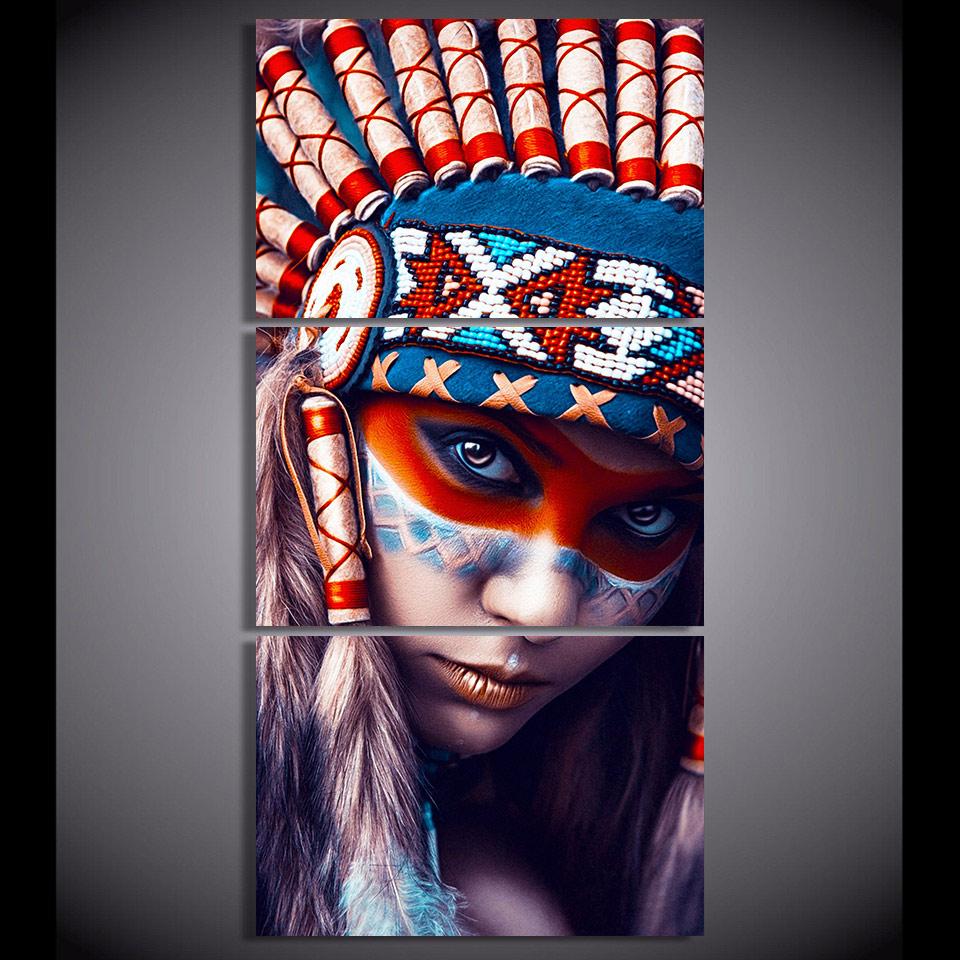 American Indian Girl Painting at PaintingValley.com | Explore ...
