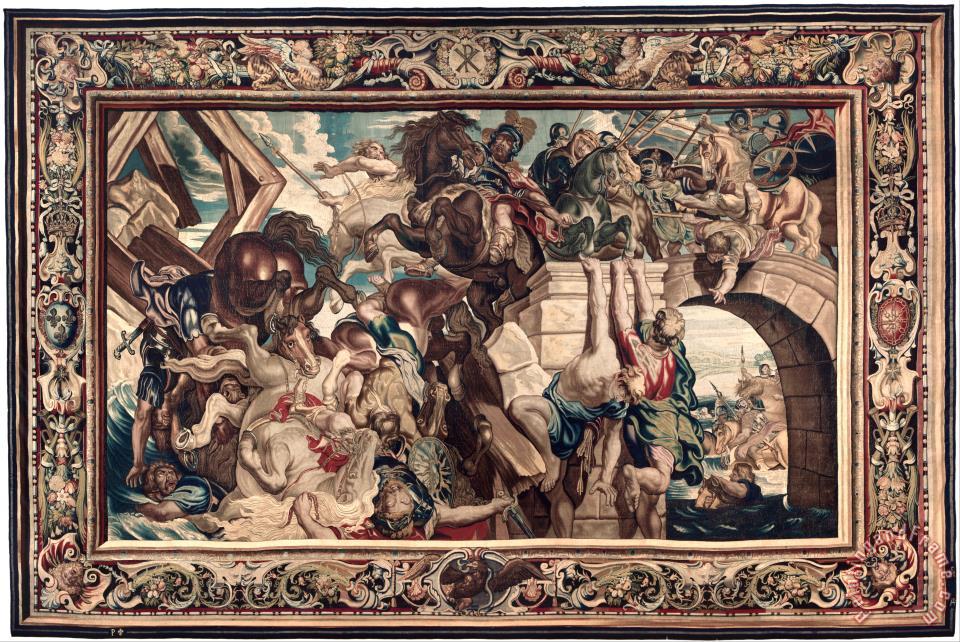 Battle Of Milvian Bridge Painting at PaintingValley.com | Explore collection of Battle Of ...