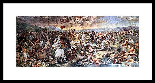 Battle Of Milvian Bridge Painting at PaintingValley.com | Explore collection of Battle Of ...