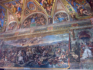 Battle Of Milvian Bridge Painting at PaintingValley.com | Explore collection of Battle Of ...