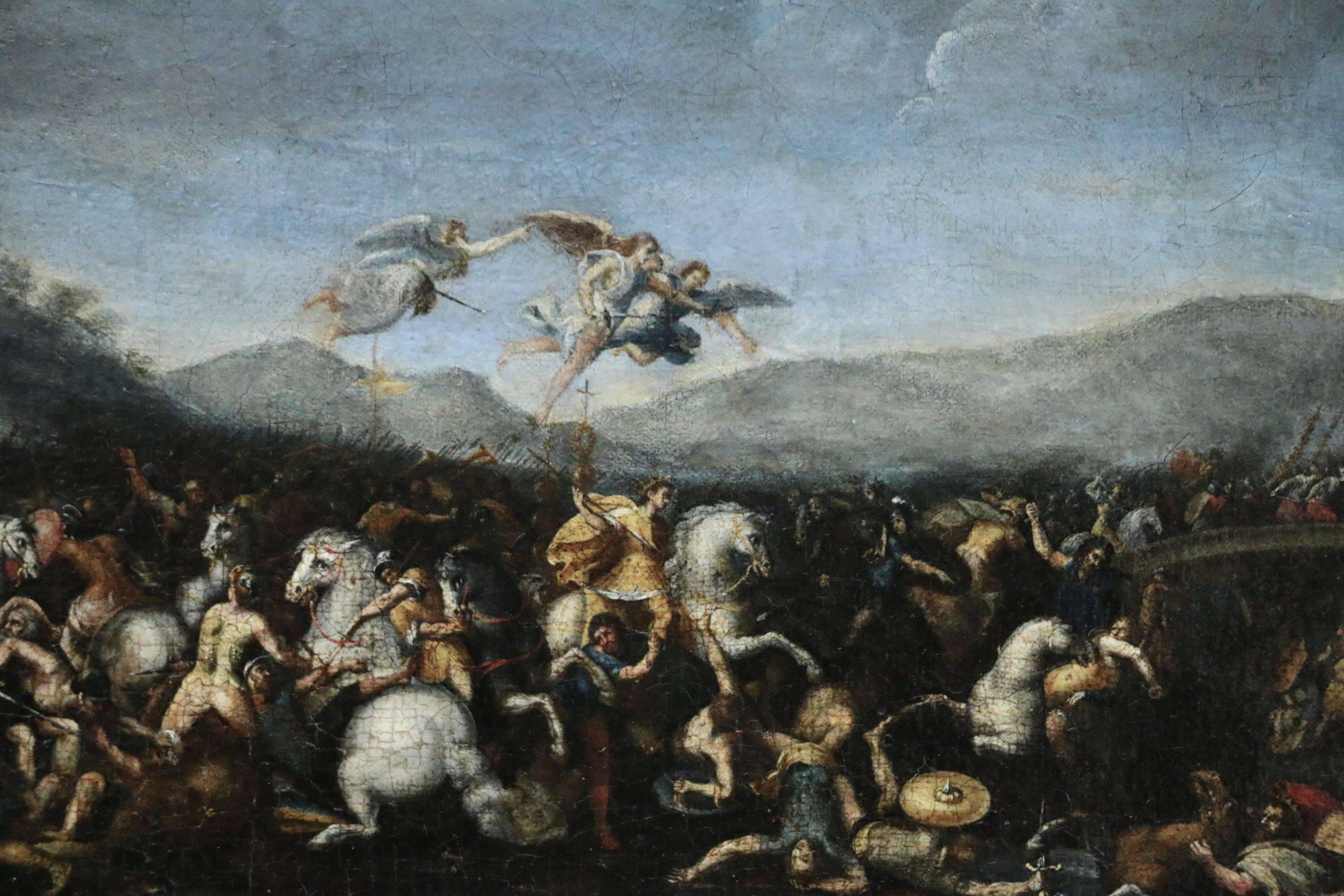 Battle Of Milvian Bridge Painting at PaintingValley.com | Explore collection of Battle Of ...