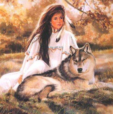 Beautiful Native American Woman Painting at PaintingValley.com ...