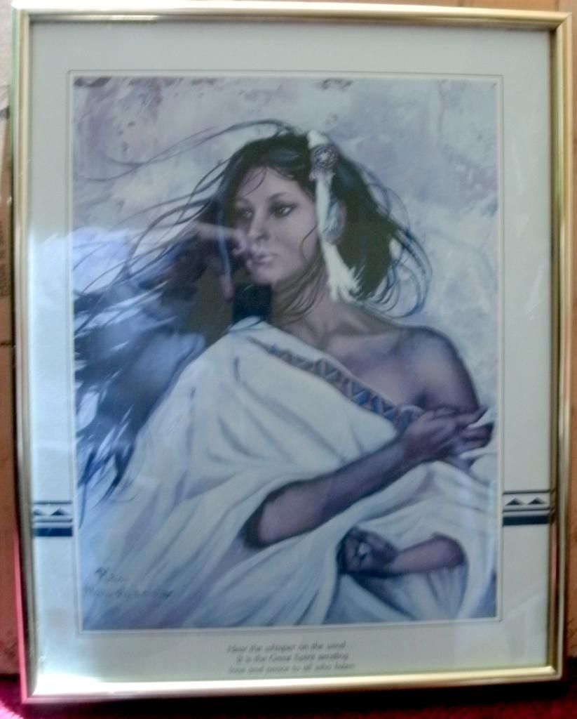 Beautiful Native American Woman Painting at PaintingValley.com ...