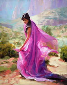Beautiful Native American Woman Painting at PaintingValley.com ...