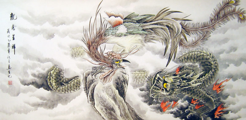 Chinese Dragon Painting Traditional at PaintingValley.com | Explore ...
