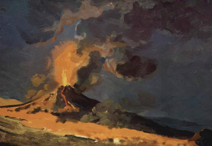 Eruption Of Vesuvius Painting at PaintingValley.com | Explore ...