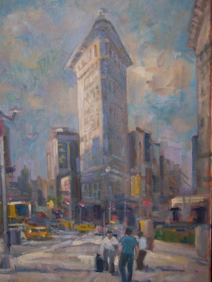 Flatiron Building Painting at PaintingValley.com | Explore collection ...