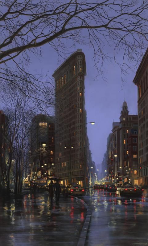 Flatiron Building Painting at PaintingValley.com | Explore collection ...