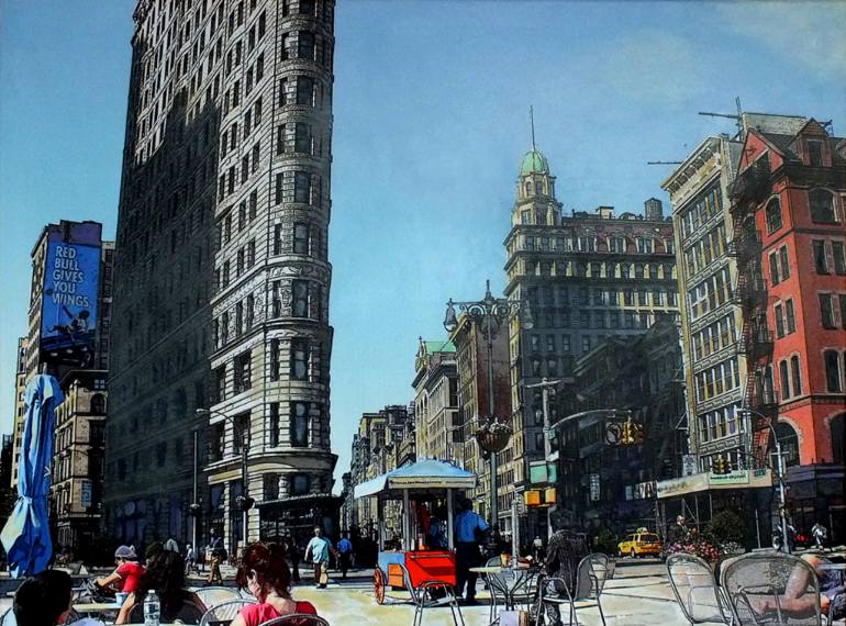Flatiron Building Painting at PaintingValley.com | Explore collection ...