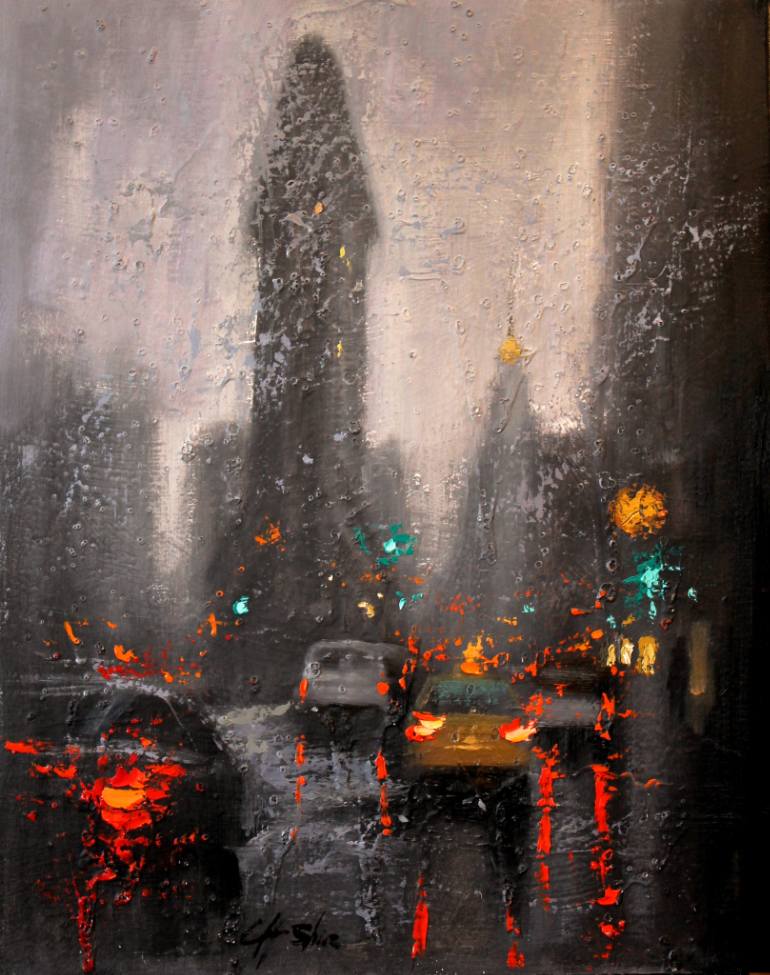 Flatiron Building Painting at PaintingValley.com | Explore collection ...