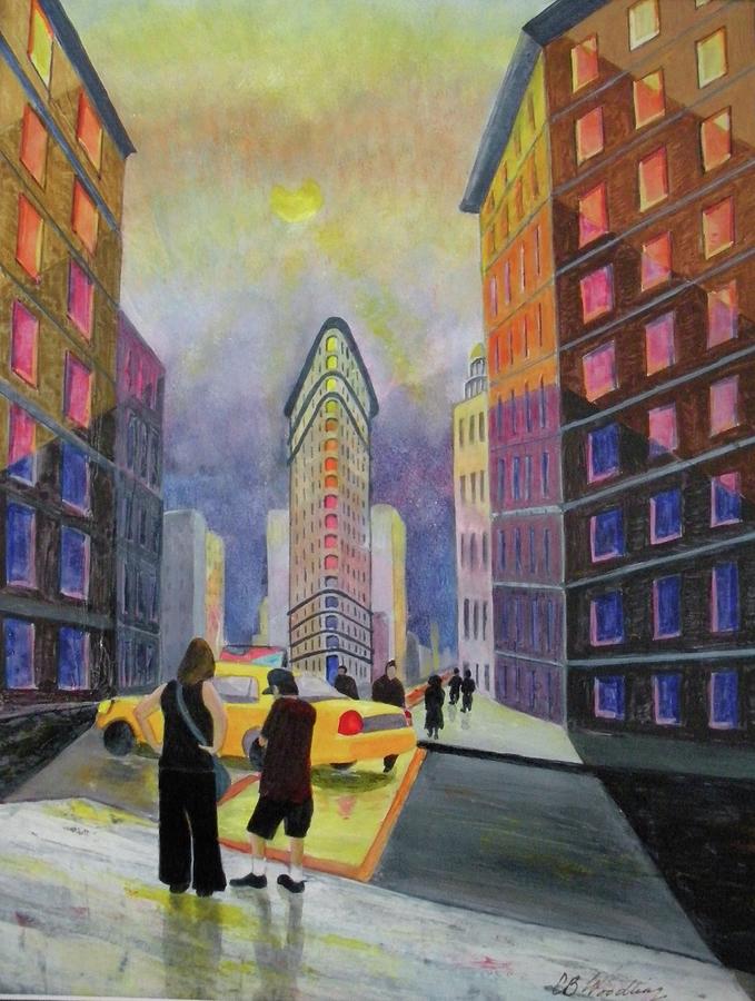 Flatiron Building Painting at PaintingValley.com | Explore collection ...