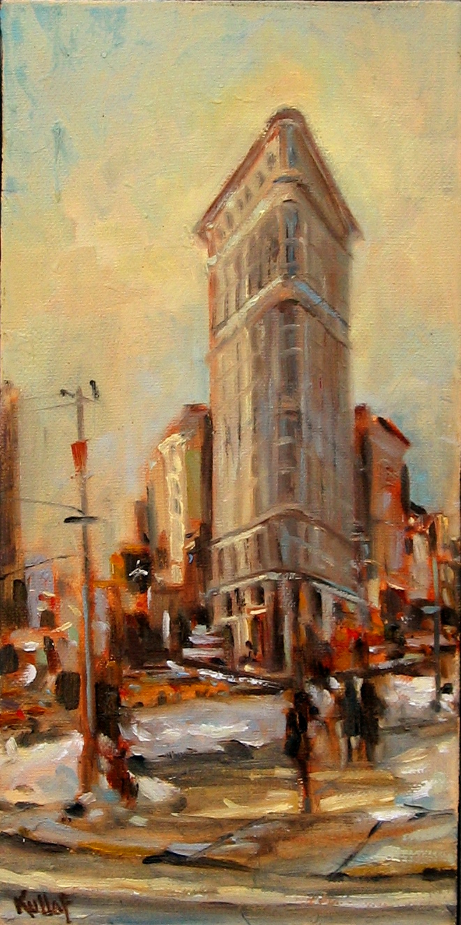 Flatiron Building Painting at PaintingValley.com | Explore collection ...