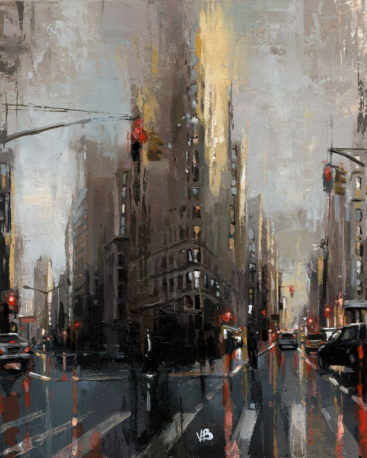 Flatiron Building Painting at PaintingValley.com | Explore collection ...