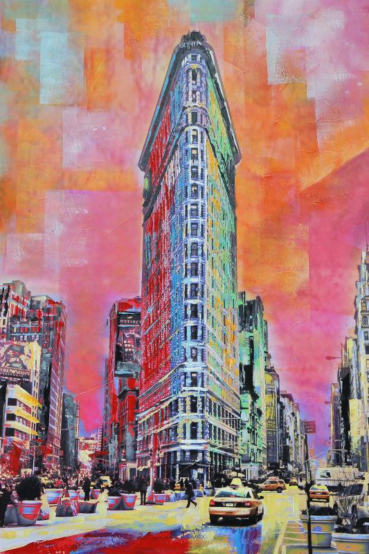 Flatiron Building Painting at PaintingValley.com | Explore collection ...