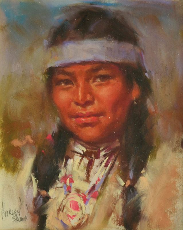 Girl With Blue Headband Painting at PaintingValley.com | Explore ...