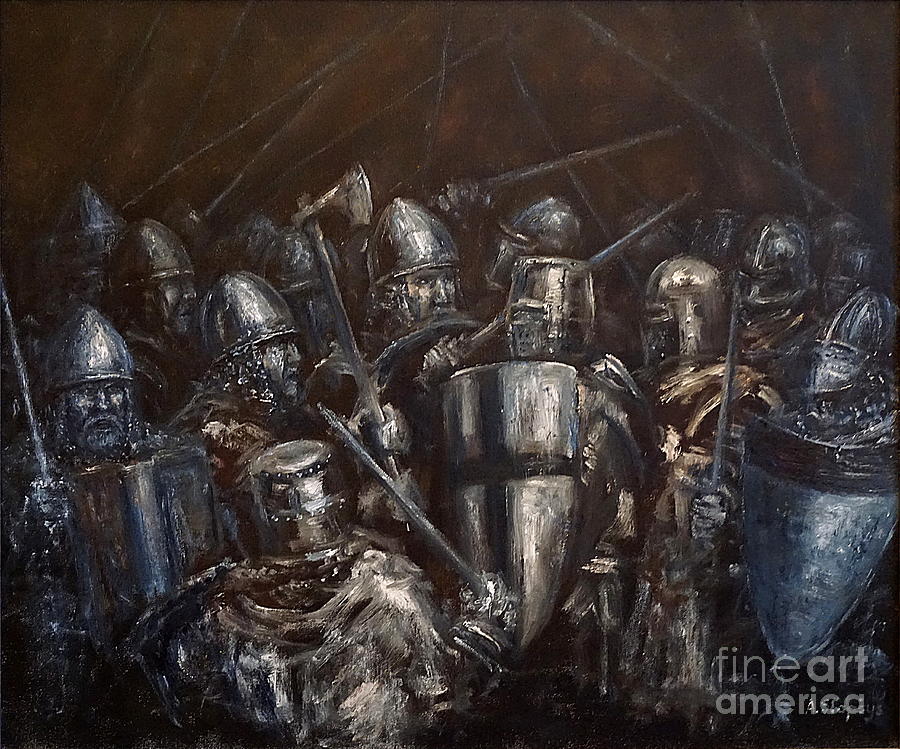 Medieval Battle Painting at PaintingValley.com | Explore collection of ...