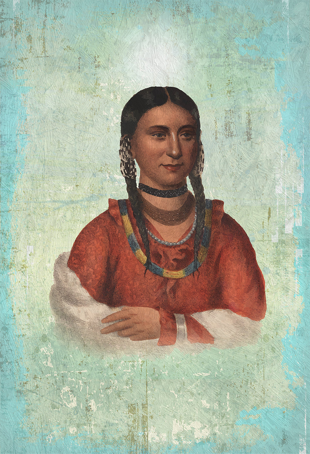 Native American Woman Painting at PaintingValley.com | Explore ...