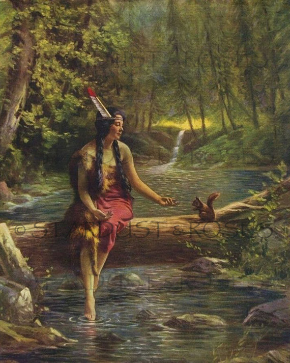 Native American Woman Painting Beautiful at PaintingValley.com ...