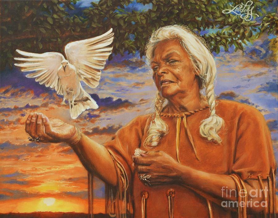 Native Woman Painting at PaintingValley.com | Explore collection of ...