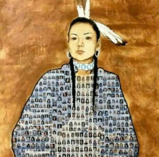 Native Woman Painting at PaintingValley.com | Explore collection of ...