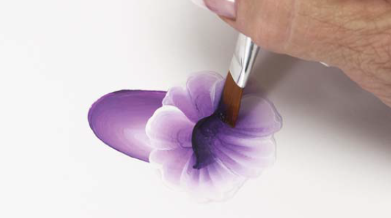 Painting Flower Petals at PaintingValley.com | Explore collection of ...