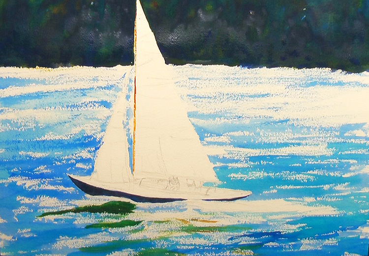 Painting Of Sailboats at PaintingValley.com | Explore collection of Painting Of Sailboats