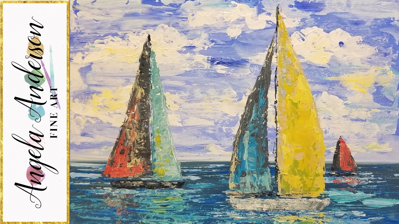 Painting Sailboats In Acrylic at PaintingValley.com | Explore collection of Painting Sailboats ...