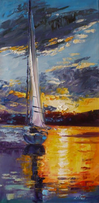 Painting Sailboats In Acrylic at PaintingValley.com | Explore collection of Painting Sailboats ...