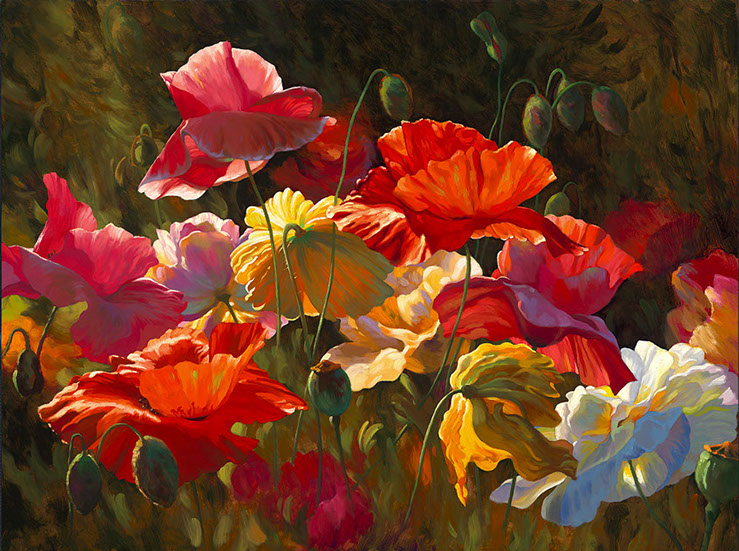 Poppy Oil Painting at PaintingValley.com | Explore collection of Poppy Oil Painting