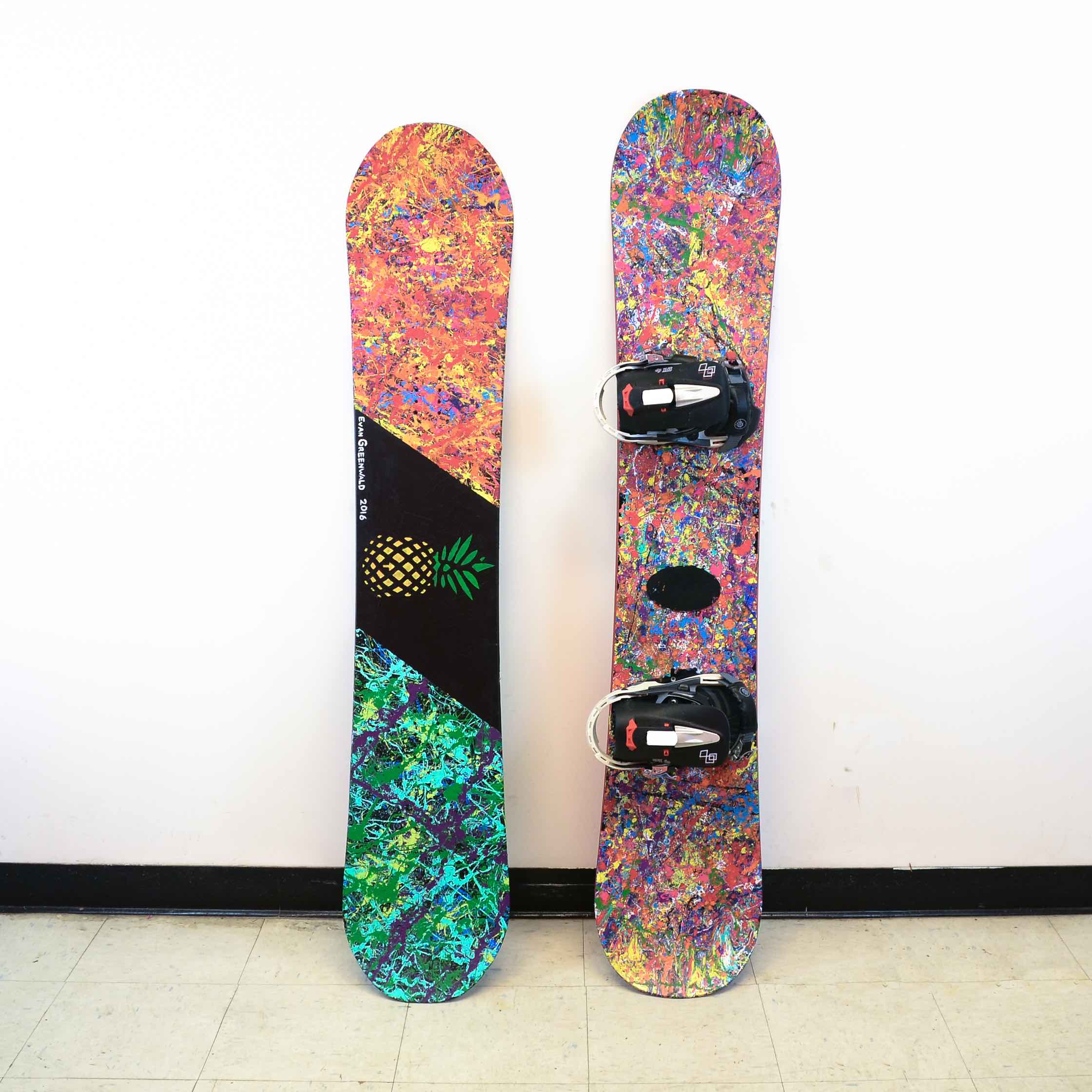 Snowboard Painting at PaintingValley.com | Explore collection of ...