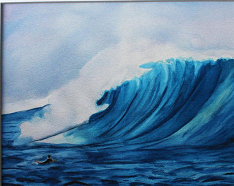 The Big Wave Painting at PaintingValley.com | Explore collection of The ...