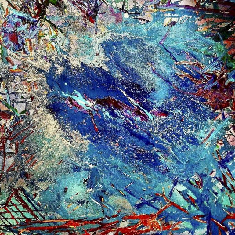 Tidal Wave Painting at PaintingValley.com | Explore collection of Tidal ...